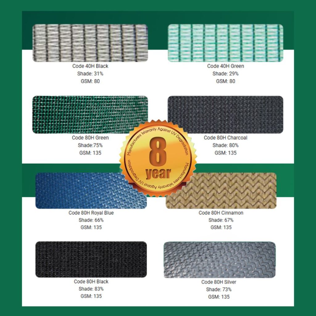 Knittex Shade Netting DIY Range - Stafross